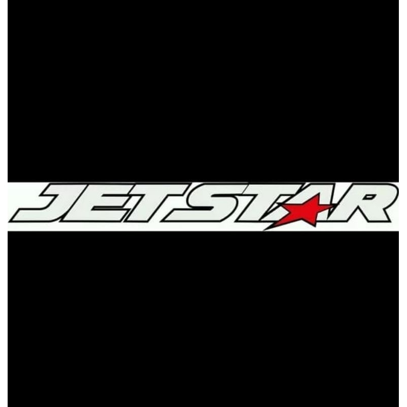 Jual stiker sticker jetstar jet star logo simbol lambang mark emblem ...