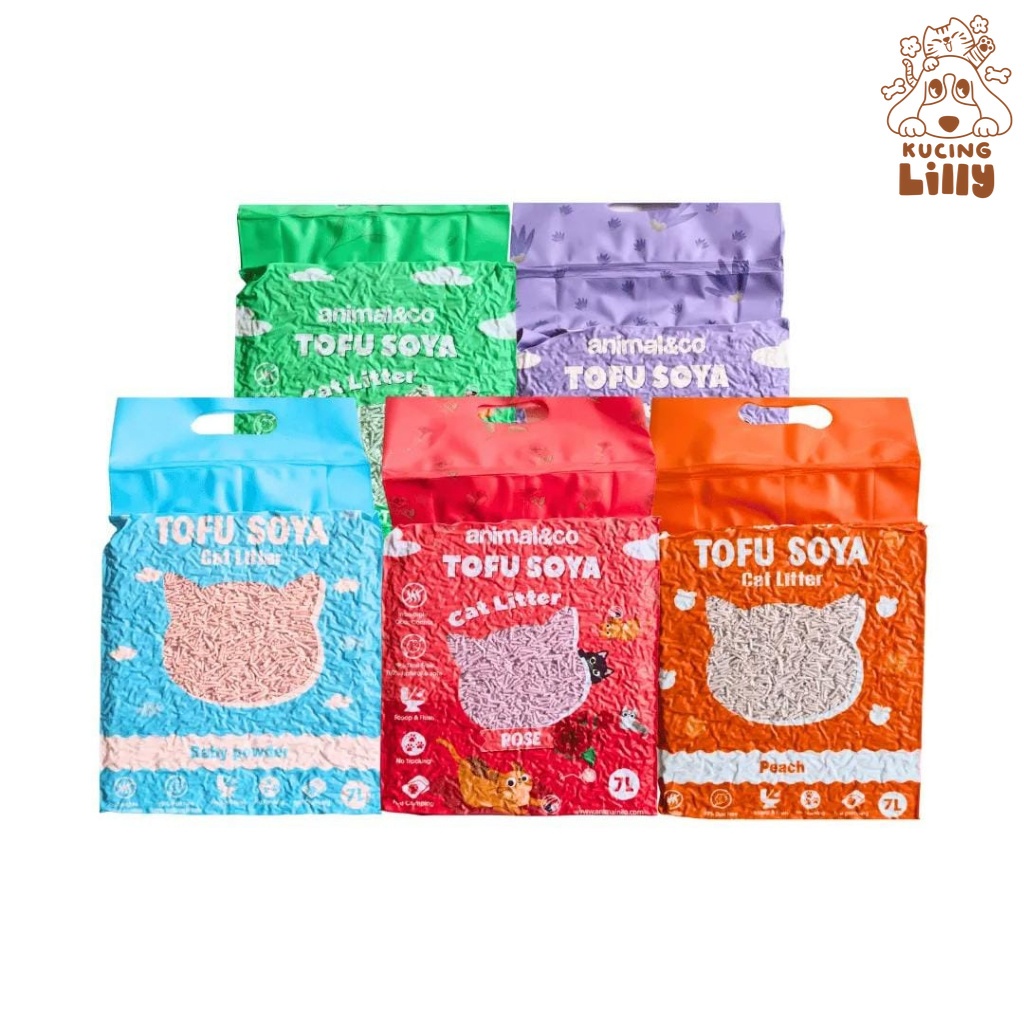 Jual Pasir Tofu Animal & Co 7 L Pasir Gumpal Kucing Wangi Pasir Tofu ...