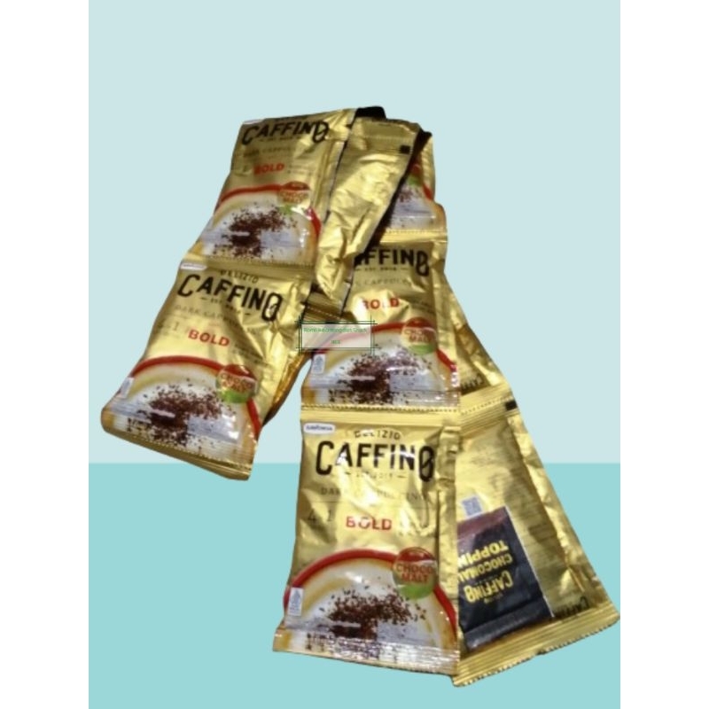 Jual KOPI CAFFINO DELIZIO DARK CAPPUCINO BOLD 1 Renceng ISI 10 Sachet ...