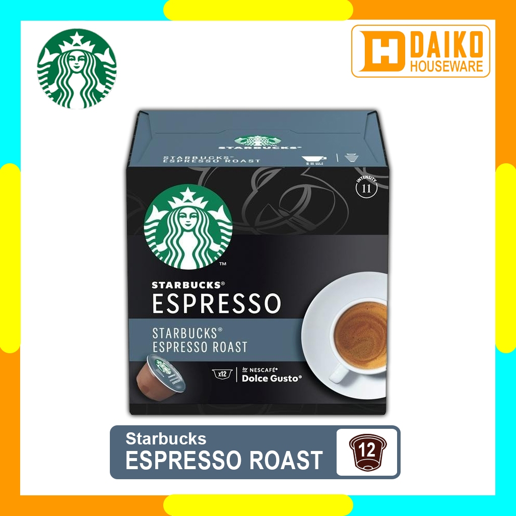 Jual Starbucks Espresso Roast Capsule Box By Nescafe Dolce Gusto NDG ...