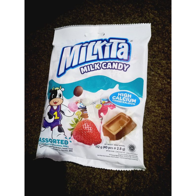 Jual PERMEN MILKITA MILK CANDY MIL KITA SUSU ASSORTED High CALCIUM ...