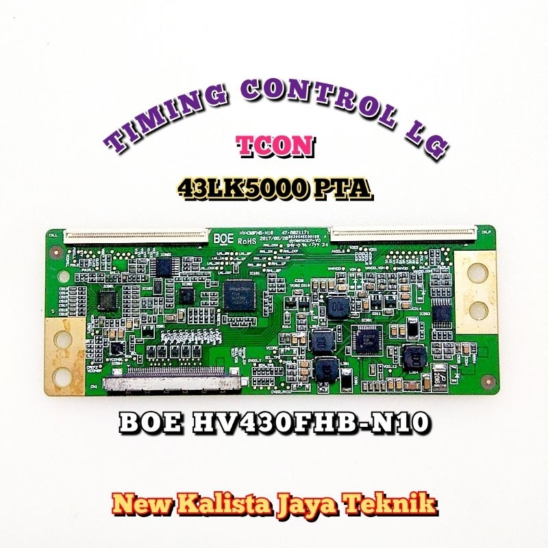 Jual TCON TV LG 43LK500 ORIGINAL BOE HV430FHB-N10 TCON LG 43LK5000 TIKON TV 43LK500D 43LK500T ...