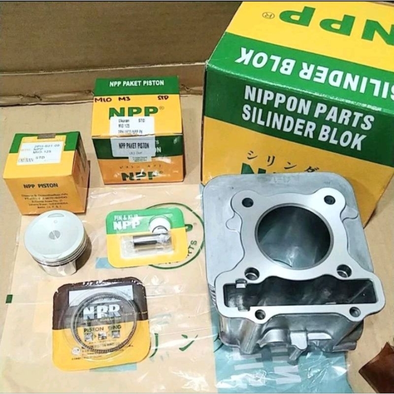 Jual Blok Seher MIO M3 MIO SOUL GT 125 + Piston kit. (Bisa Korter/Boring) | Shopee Indonesia