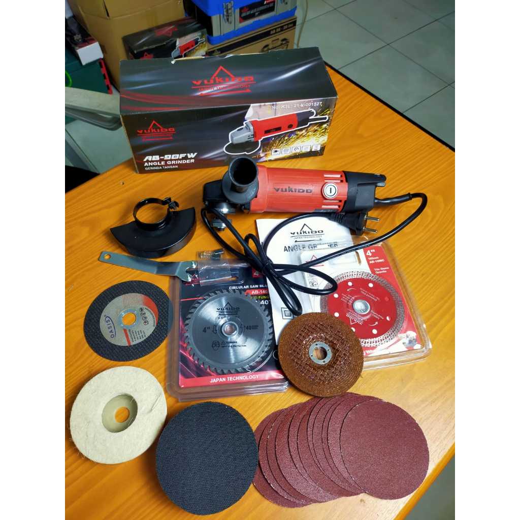 Jual Mesin Gerinda Tangan 4 inch 100mm / Angle Grinder mini Grinda ...