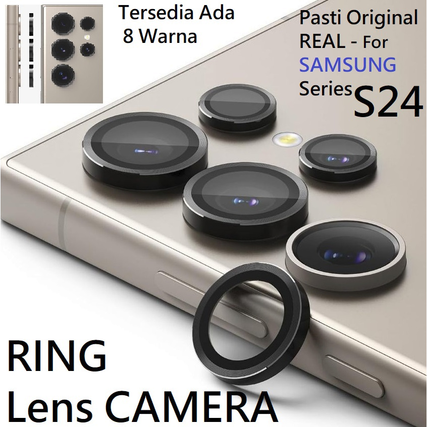 Jual Hans - RING Camera TITANIUM METAL For Samsung S24FE S24ULTRA S24 ...