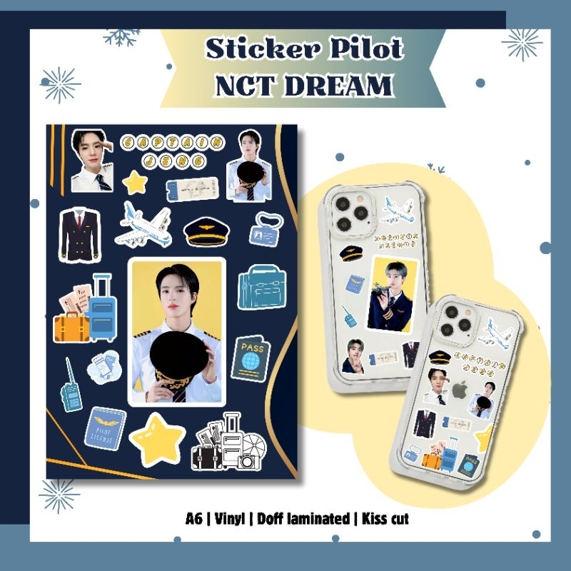 Jual sticker nct dream sticker kiss cut nct dream sticker pilot nct ...