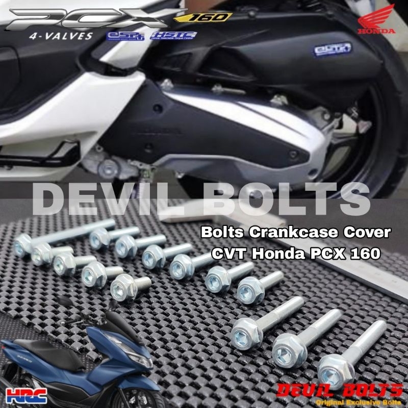 Jual Bolt Crankcase Cover CVT Honda PCX160 (Mode Dua Kunci) | Shopee ...