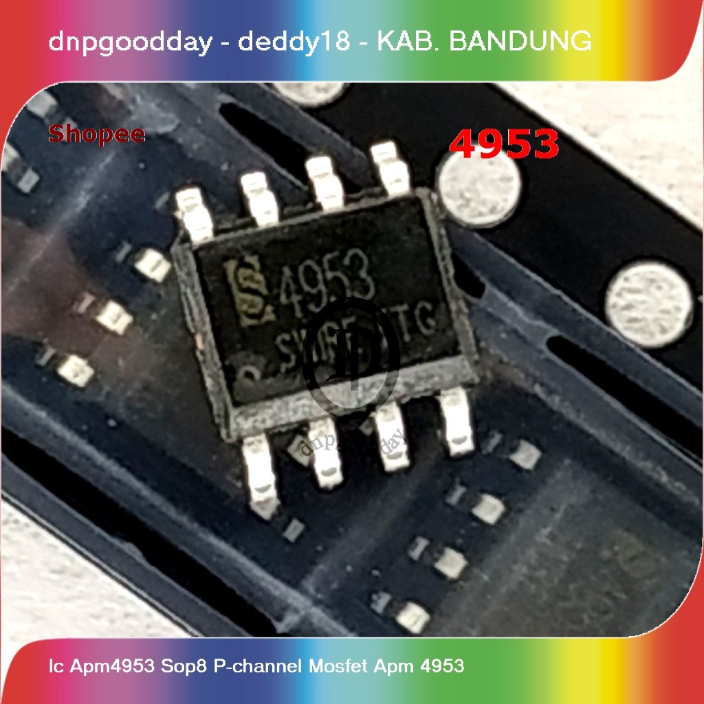 Jual ic apm4953 sop8 p-channel mosfet apm 4953 | Shopee Indonesia
