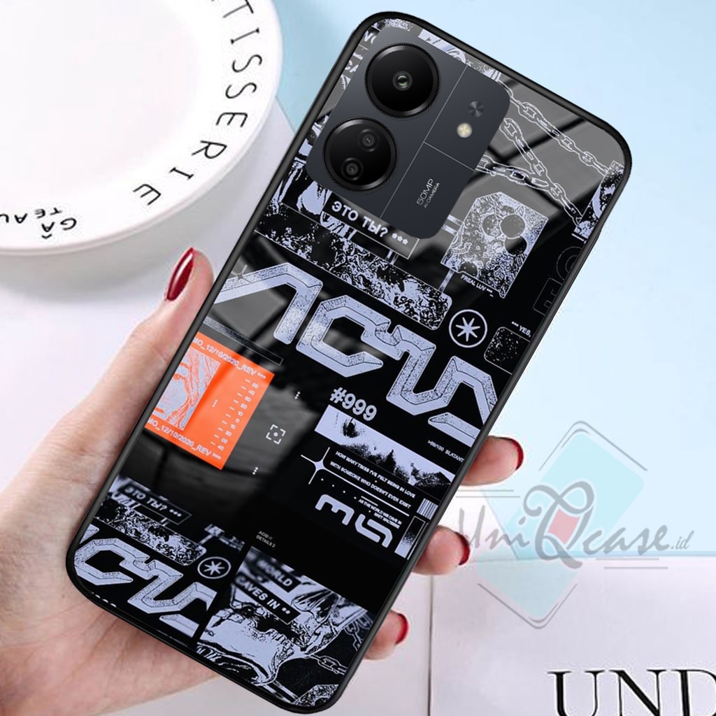 Jual Softcase Glossy Glass Poco C65 Terbaru [UCK14] Casing Handphone ...