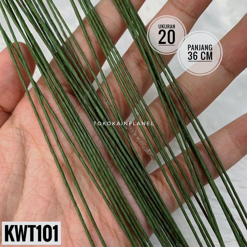 Jual Kwt101 Kawat Batang Bunga uk 20 Panjang 36cm Per LUSIN | Shopee ...