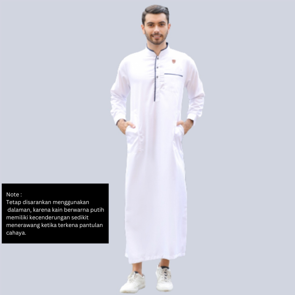 Jual Kawan Muslim - Jubah Gamis Pria Lengan Panjang Ukuran M L XL Bahan ...