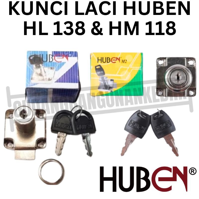 Jual kunci laci lemari meja drawer lock HUBEN HL 138 HM 181 | Shopee Indonesia