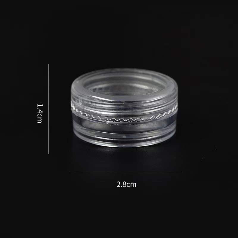 Jual Pot Jar Cream/Caviar 3gr Akrilik Bulat Wadah Isi ulang Pot Jar ...