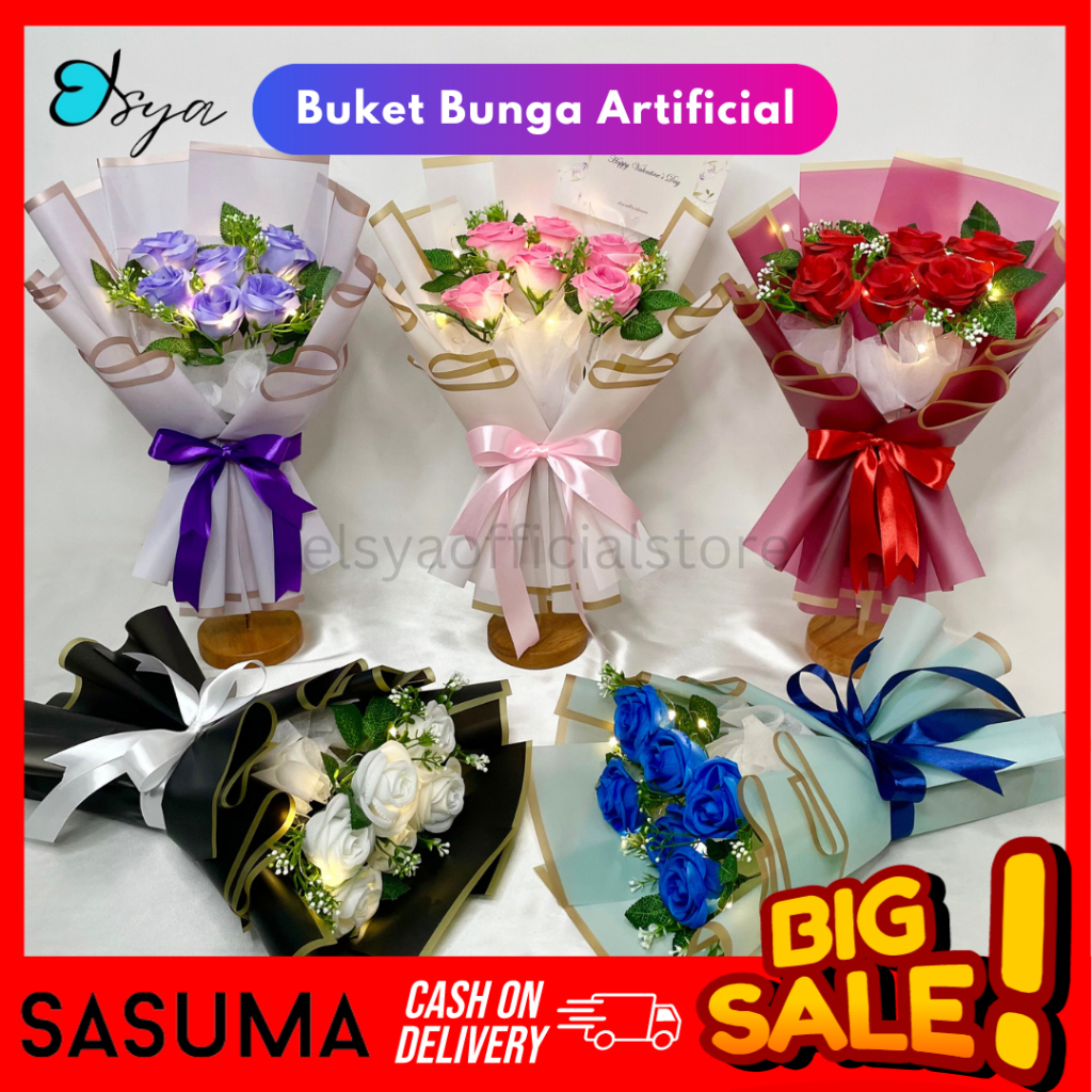 Jual SASUMA Bouquet Bunga Ulang Tahun Buket Valentine Wisuda Graduation ...