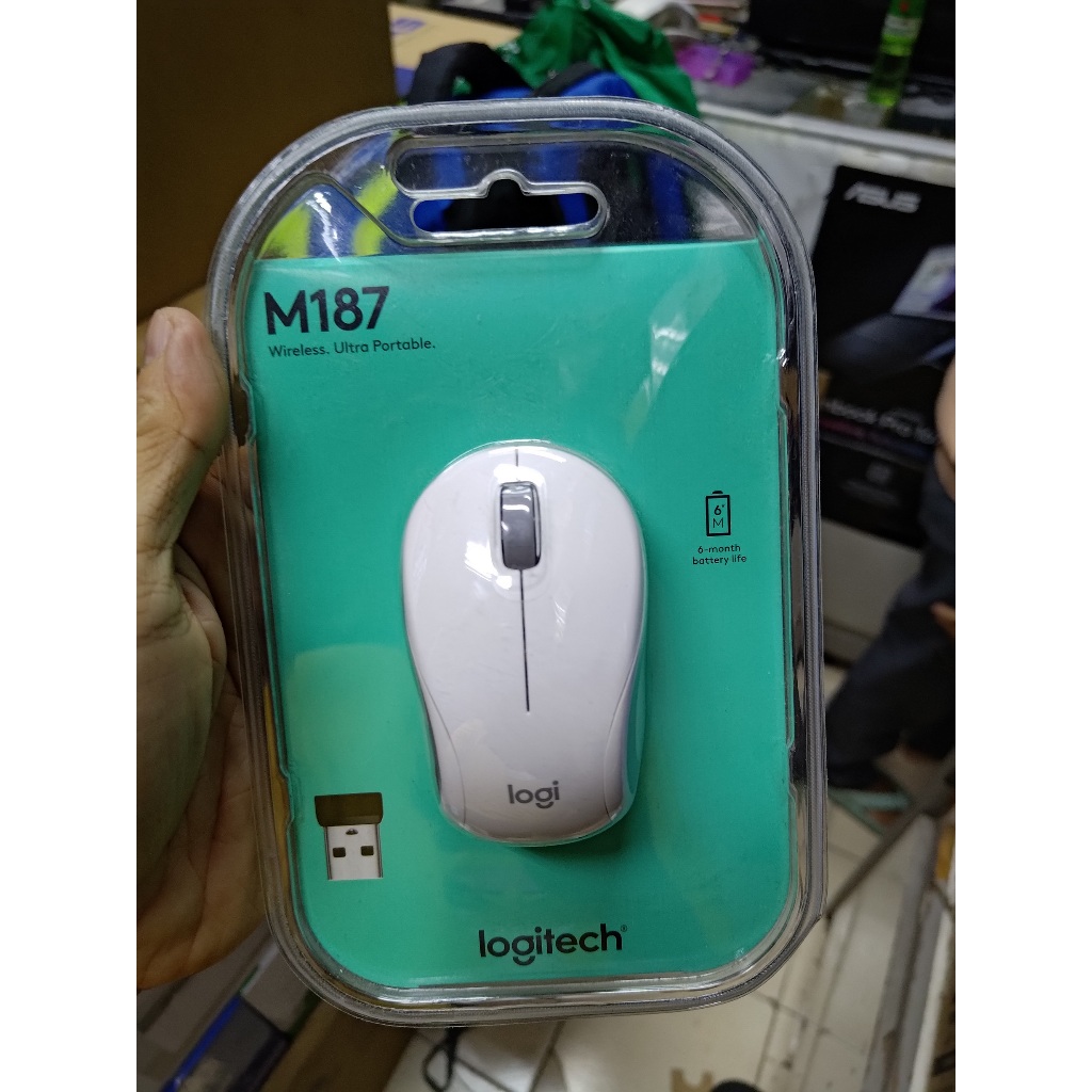 Jual MOUSE LOGITECH WIRELESS M187 ORIGINAL RESMI | Shopee Indonesia