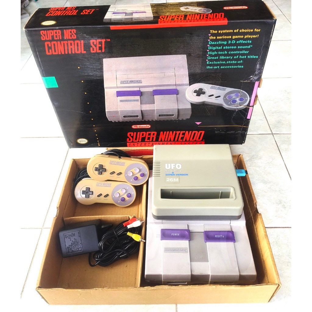 Jual Super Nintendo SNES Jadul Fullset Mulus Bersih | Shopee Indonesia
