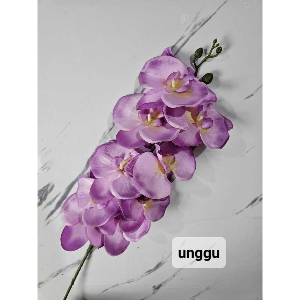 Jual ANGGREK KAIN X9 ANGGREK JUMBO BESAR ANGGREK HIAS ORCHID ARTIFICIAL ...