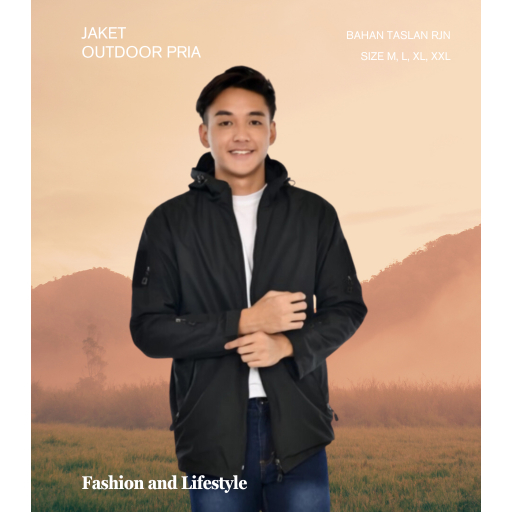Jual Jaket Adventure Pria Outdoor Bahan Taslan Rjn Waterproof Tebal dan ...