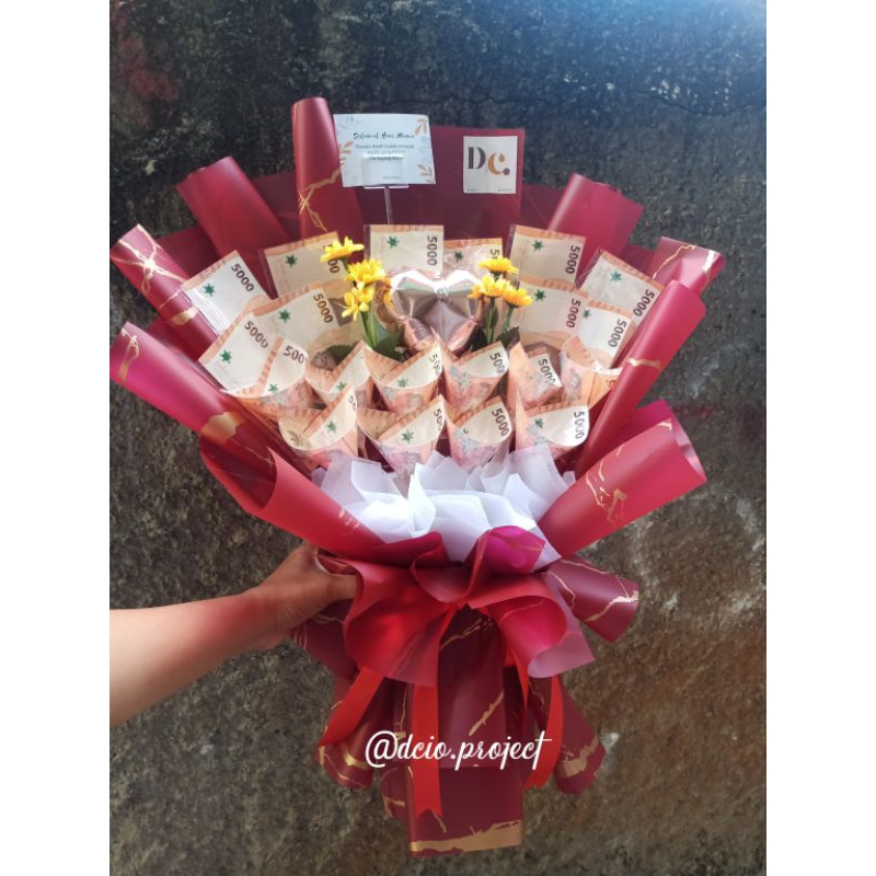 Jual Buket Uang/Bucket/Bouqet/Hadiah/Kado/Gift/Hampers/Ulangtahun ...