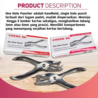 Jual 3 MM PUNCH/PERFORATOR, Etona 3MM ONE HOLE PUNCH. Cocok buat hang ...