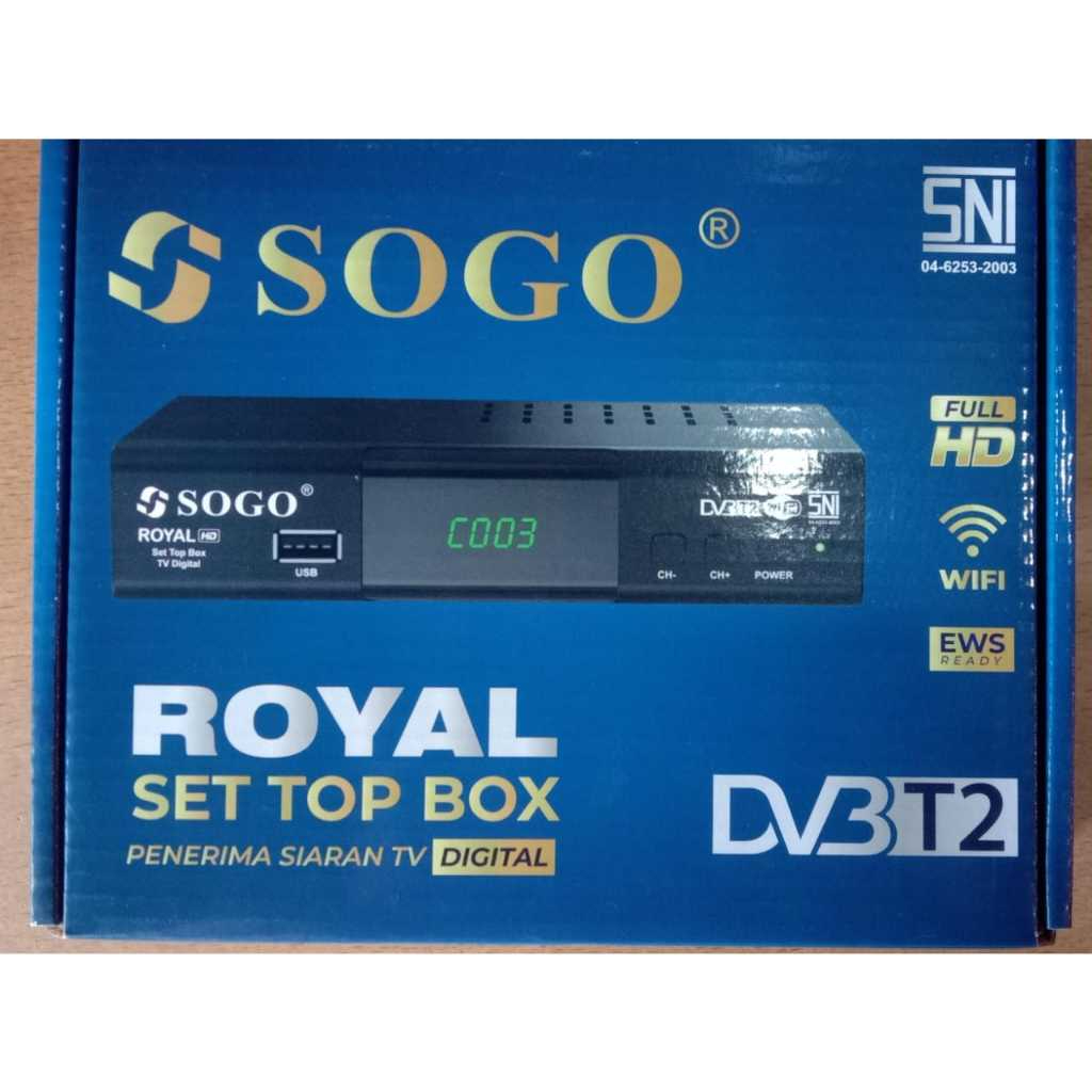 Jual Set Top Box Sogo Royal DVB T2/Receiver TV Digital Full HD | Shopee Indonesia