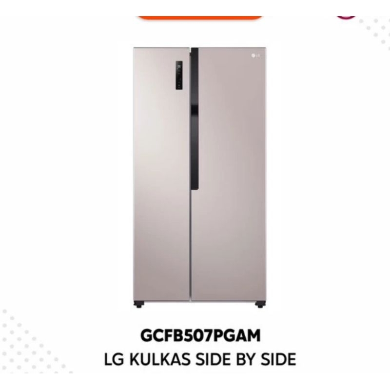 Jual KULKAS LG SIDE BY SIDE GCFB507PGAM (509L) | Shopee Indonesia