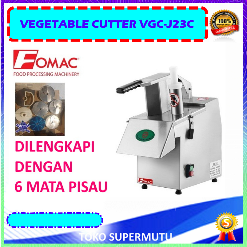 Jual Mesin Pemotong Buah dan Sayuran VGC-J23C Vegetable Cutter FOMAC | Shopee Indonesia