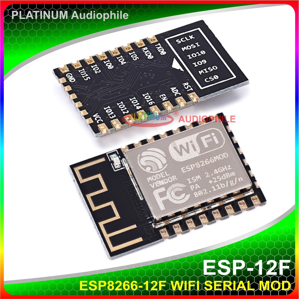 Jual ESP8266 ESP-12F ESP12F ESP-12 ESP12 Wireless WIFI SERIAL | Shopee Indonesia
