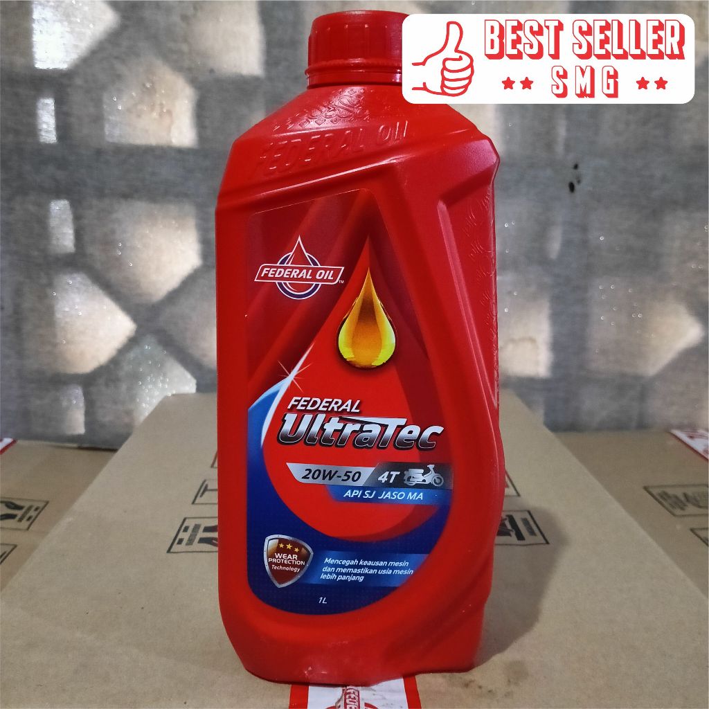 Jual Oli FEDERAL ULTRATEC SAE 20W-50 1Liter Oli Motor 4Tak | Shopee ...