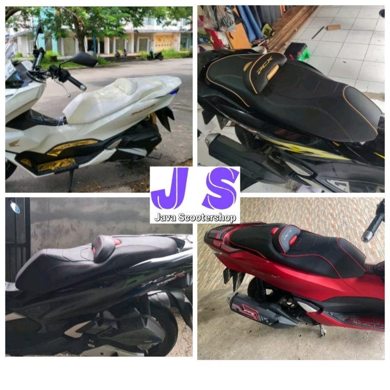 Jual Kulit Jok Modifikasi Custom Honda PCX 150 dan PCX 160/ Cover Jok ...