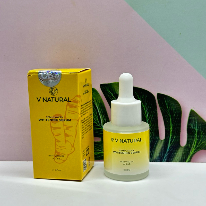 Jual V Natural Temulawak Serum Original 20ml / SERUM V NATURAL | Shopee ...