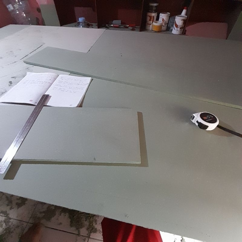 Jual CUSTOM POTONGAN HMR MDF HIJAU 6MM 9MM 12MM | Shopee Indonesia