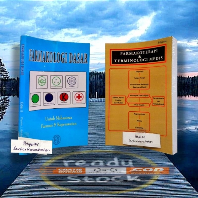 Jual PAKET 2 BUKU FARMAKOLOGI DASAR DAN FARMAKOTERAPI TERMINOLOGI MEDIS, PRIYANTO | Shopee Indonesia