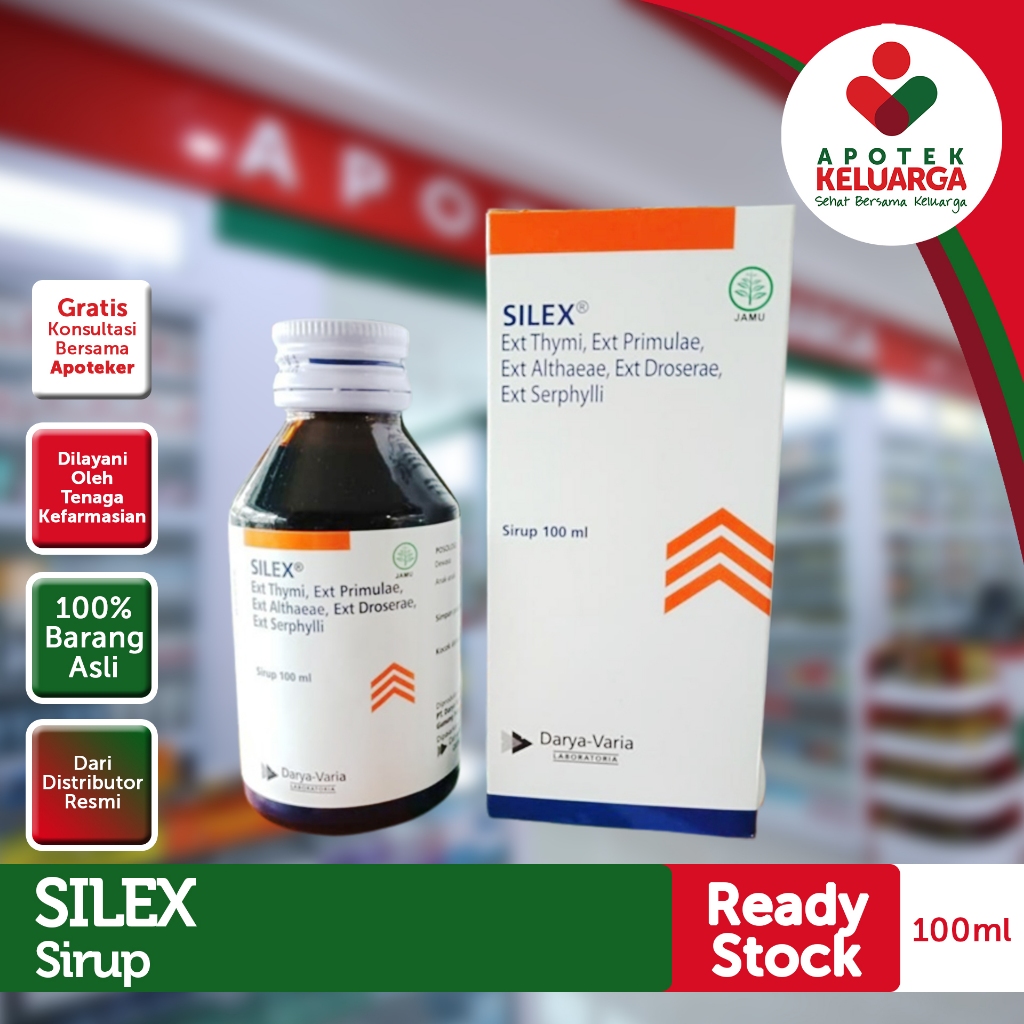 Jual Silex Sirup 100 ml /Obat batuk /Aman untuk bumil | Shopee Indonesia