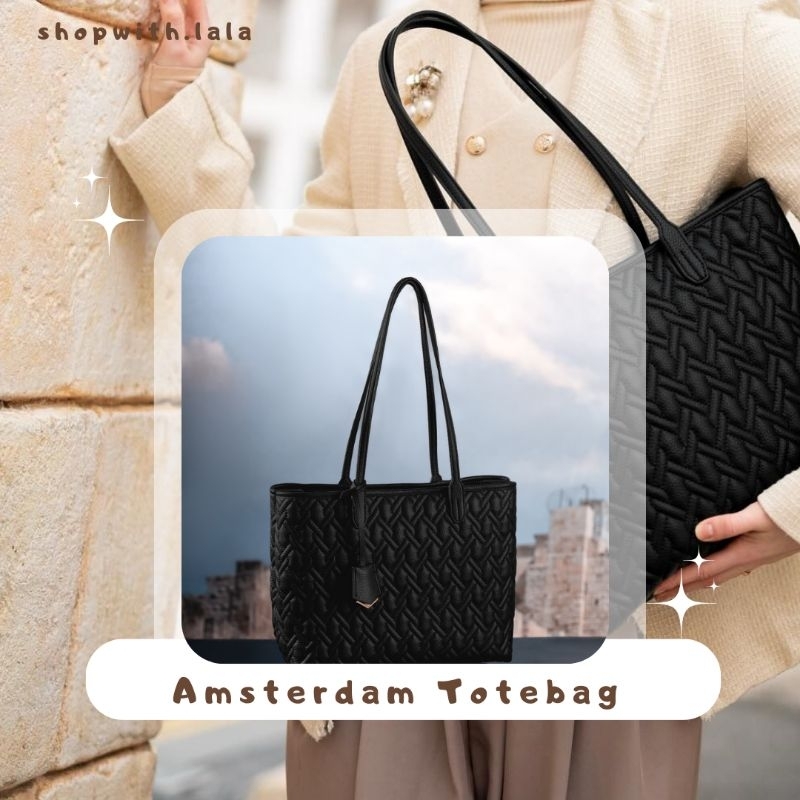 Jual BAG HEYLOCAL TAS HEYLOCAL • TOKYO AMSTERDAM TOTEBAG BAG BLACK ...