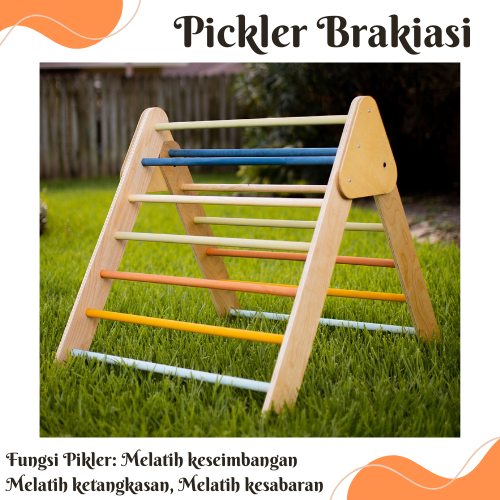 Jual Pikler kayu brakiasi panjatan anak anak / pikler kayu brakiasi ...