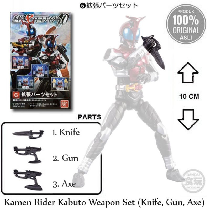 Jual Expansion Part Shodo X.10 - Kamen Rider Kabuto Normal Form (Weapon ...