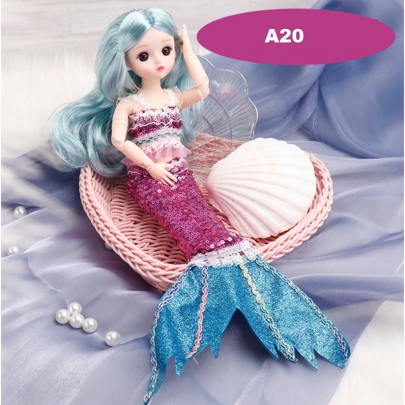 Jual Seri A B Mainan Anak Boneka BJD Doll 30cm Cute DIY Girls Gift ...