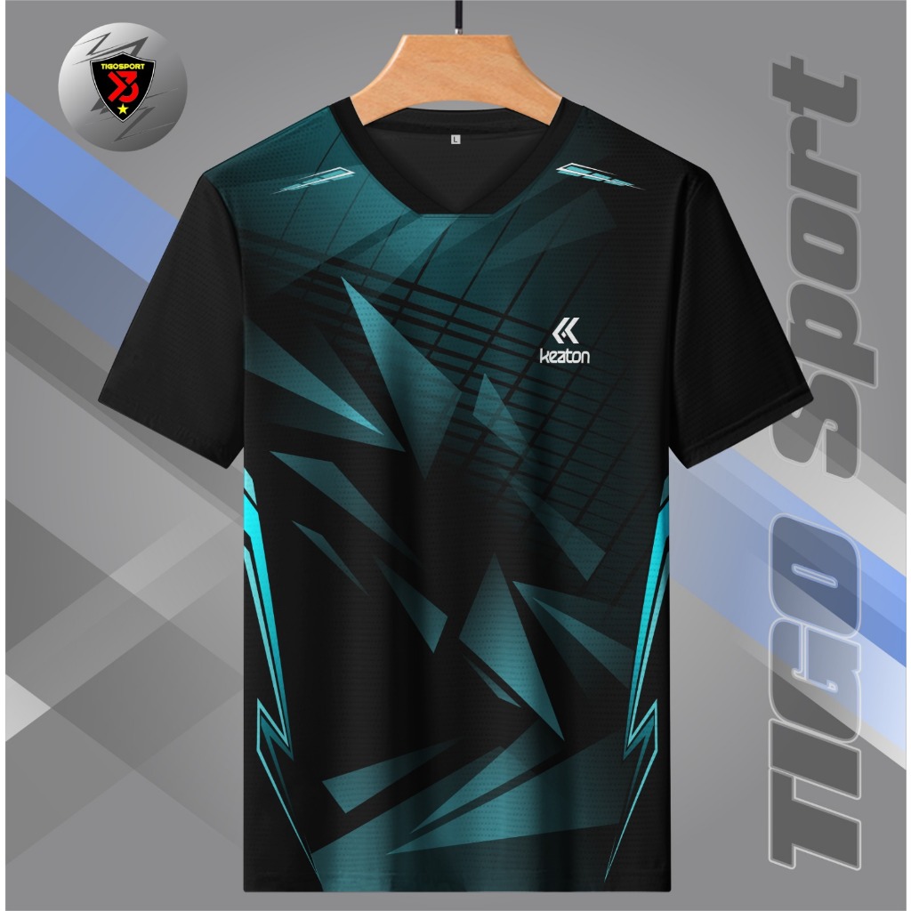 Jual [ REMBO HITAM ] KAOS BADMINTON /JERSEY BADMINTON/BAJU BADMINTON ...