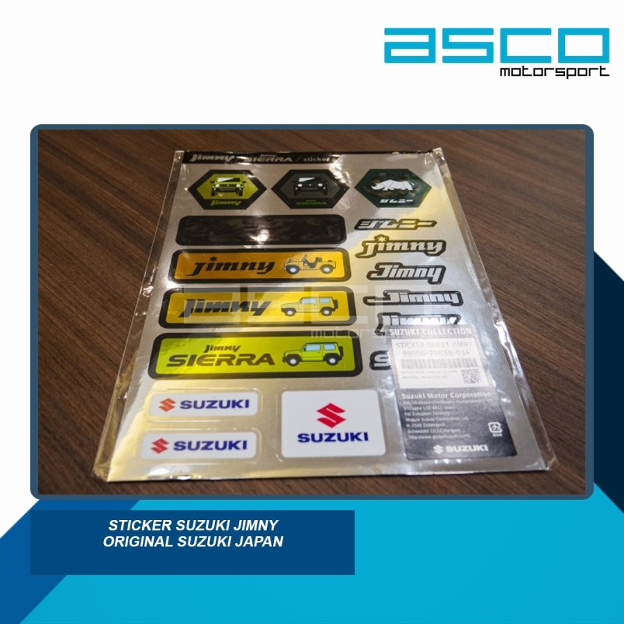 Jual Sticker Suzuki Jimny Original Suzuki Japan | Shopee Indonesia