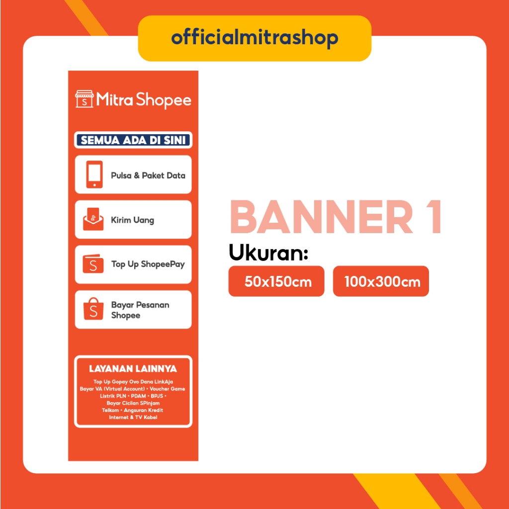 Jual Mitra Shopee - Banner Vertikal | Shopee Indonesia