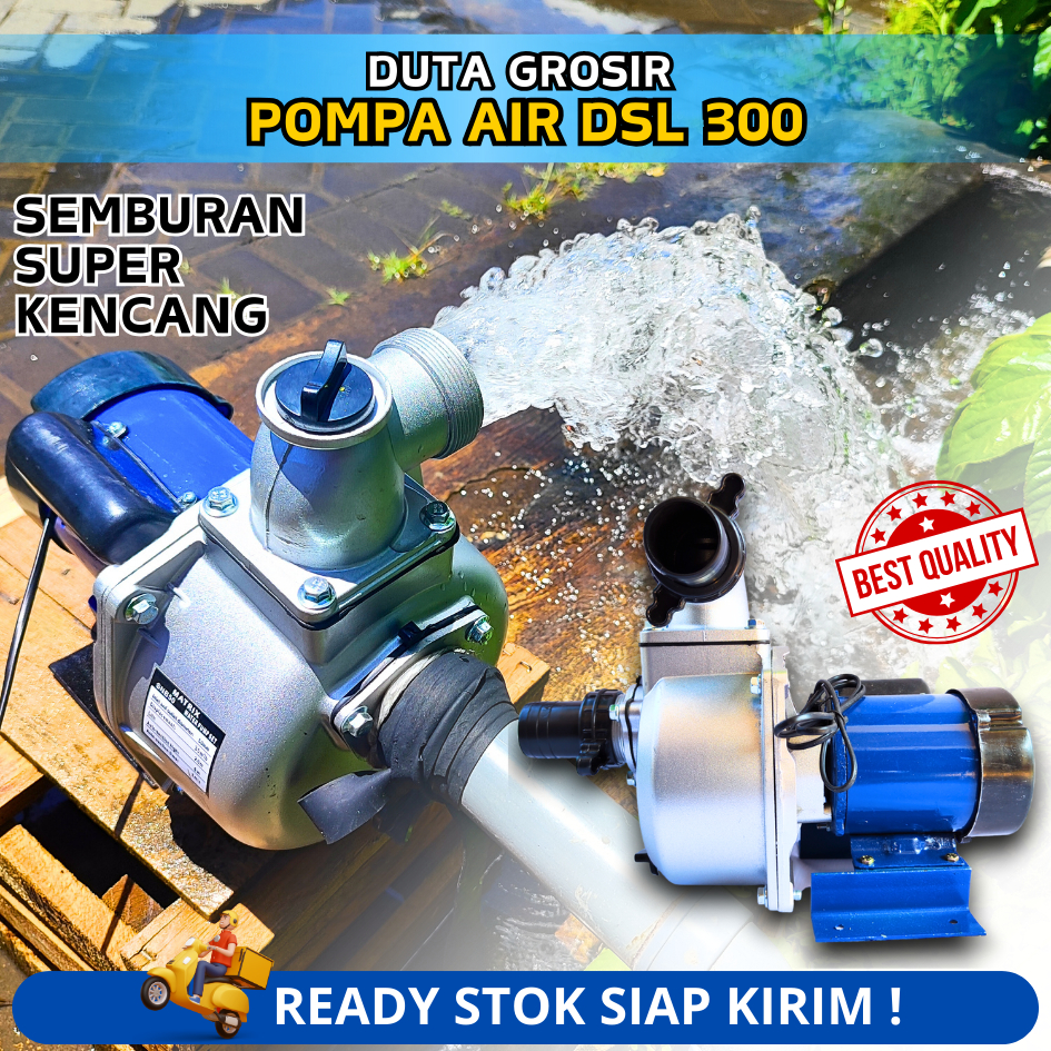 Jual Jual pompa air modifikasi DSL 300 BONUS TUSEN KLEP debit air super besar pipa IN/OUT 2 DIM ...