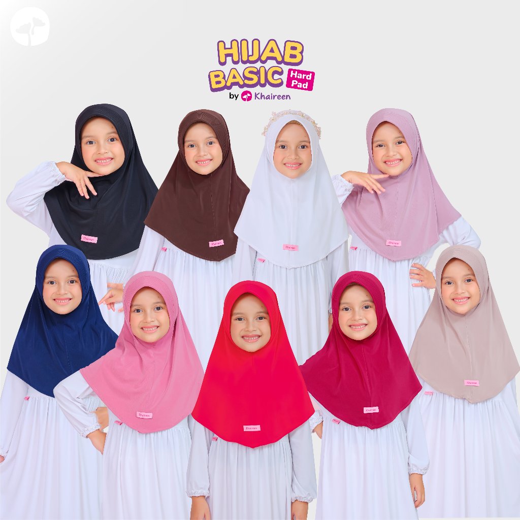 Jual KHAIREEN Hijab Basic Hard Pad (5-14 Tahun) Hijab Anak Hijab Anak ...
