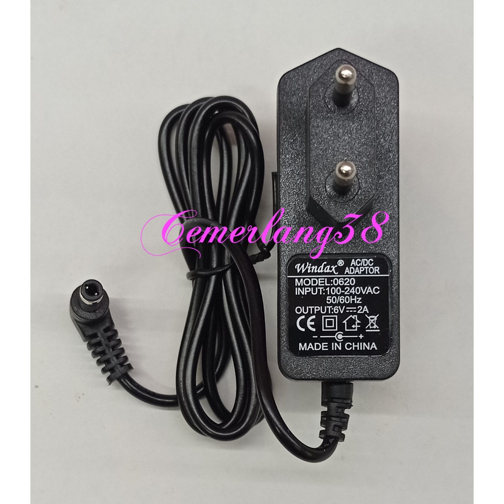 Jual Switching Adaptor - Switching Power Supply Plastik 6V 2A BK ...