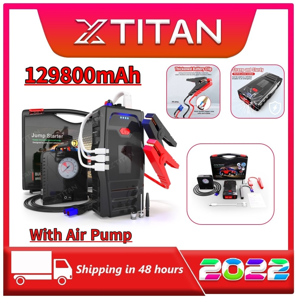Jual 【COD+24 Jam】XTITAN 298000mAh Portable Jumper Aki Mobil Kabel Jumper Booster 1000A 12V ...