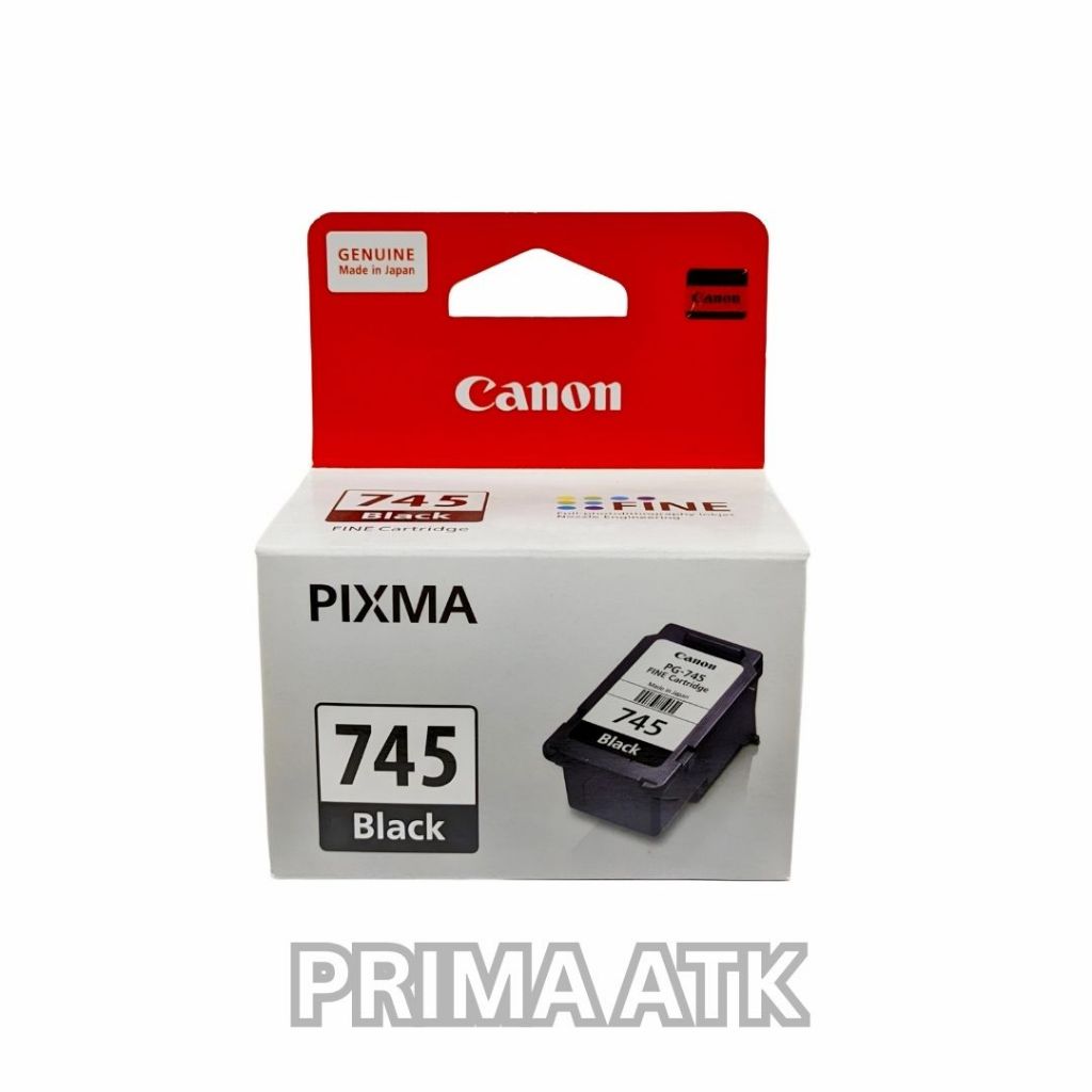 Jual Tinta Cartridge Canon Pixma 745 (Black/Hitam) ORIGINAL | Shopee ...