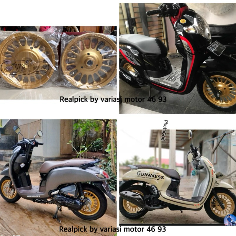 Jual Velg vnd roulute ring 12 genio beat scoopy new scoopy new beat ...