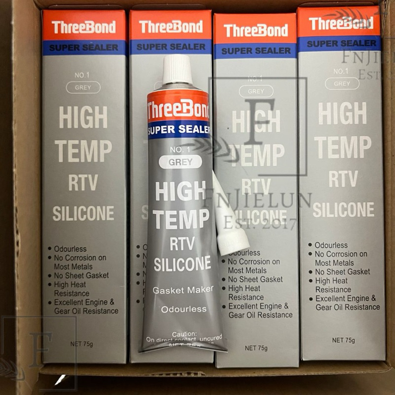 Jual Lem Gasket High Temp Threebond Super Sealer no 1 75 Gram Grey RTV ...
