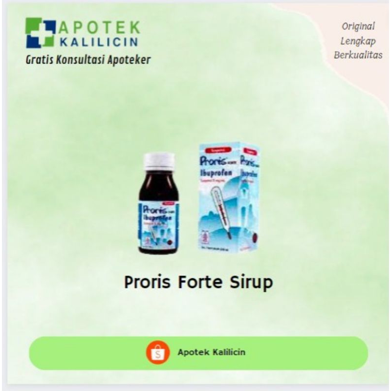 Jual PRORIS FORTE SYRUP 50 ml | Shopee Indonesia