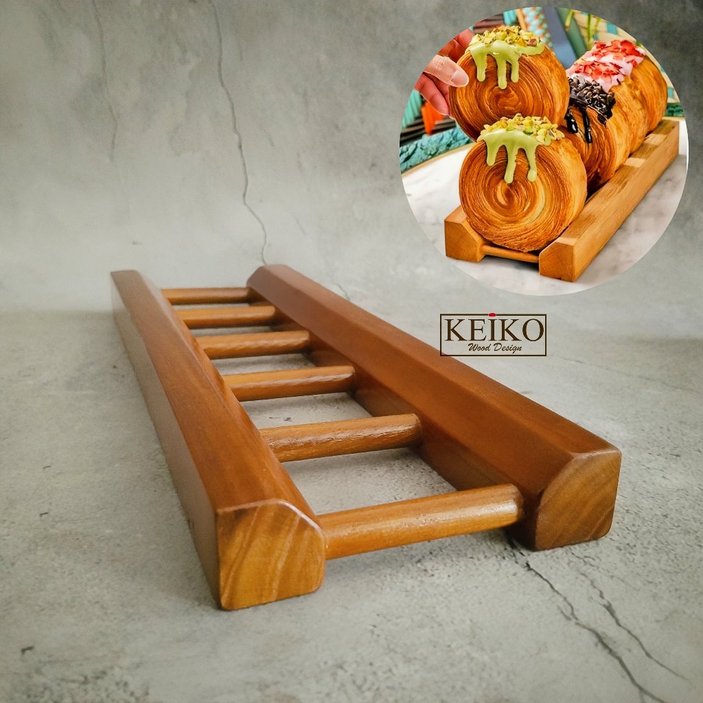 Jual Cromboloni Tray / Display Cromboloni rak pastry | Shopee Indonesia